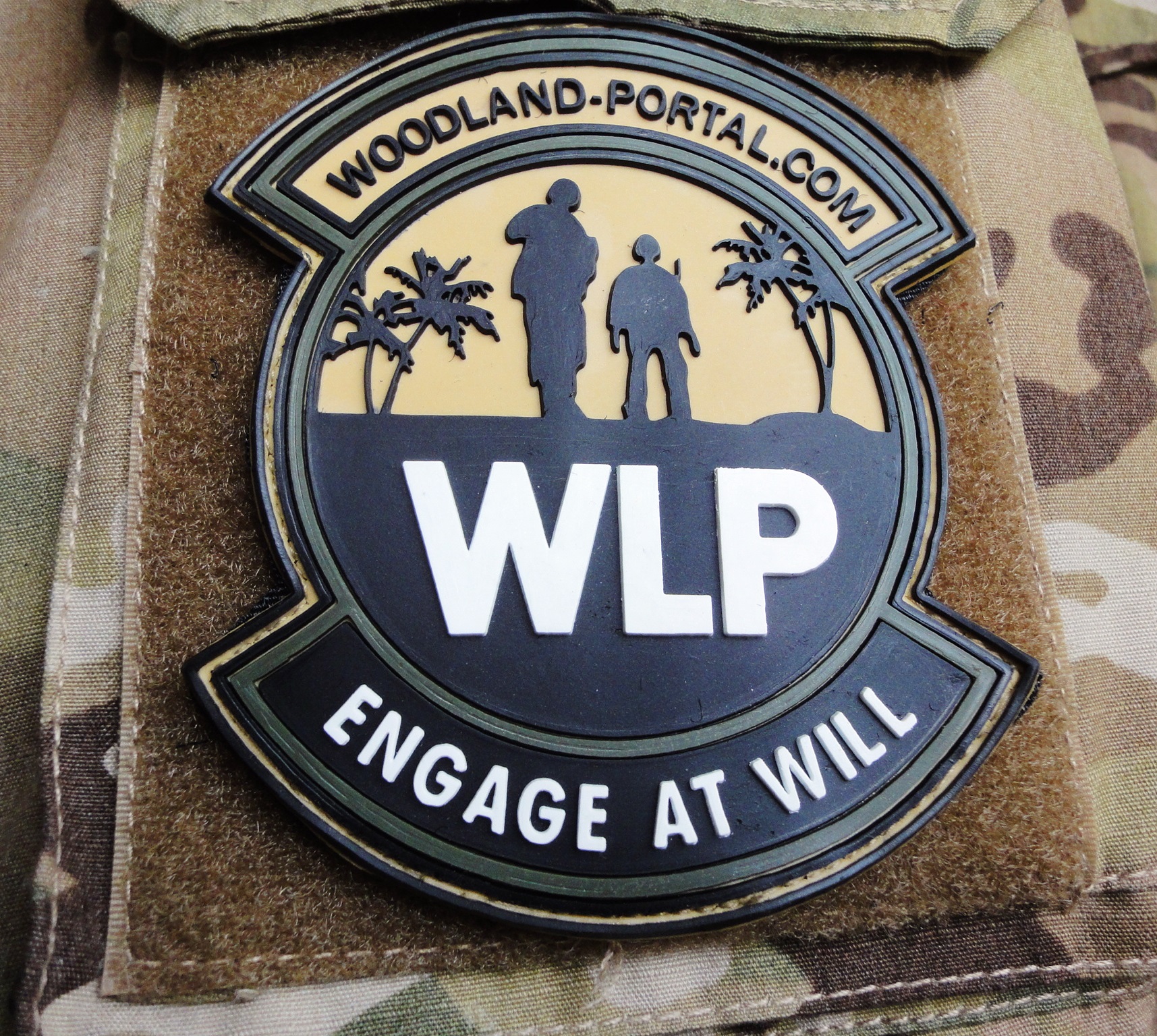 3D Rubberpatch: "WLP" | MORALE/FUN | Patches | patch-werk