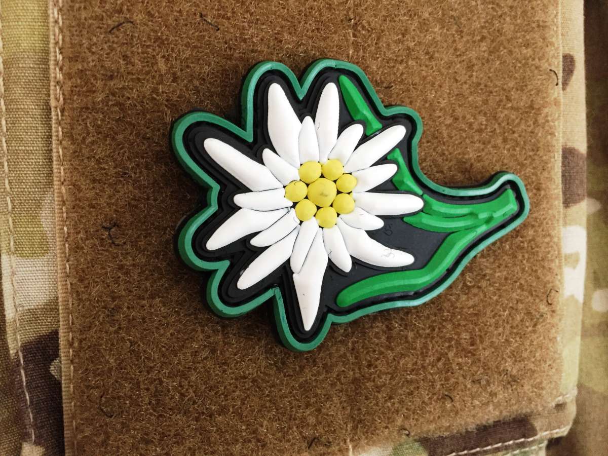 3D Rubberpatch EDELWEISS | patch-werk