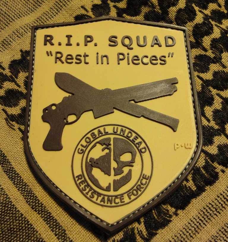 3D Rubberpatch: "REST IN PIECES" desert | % SALE % | Patches | patch-werk