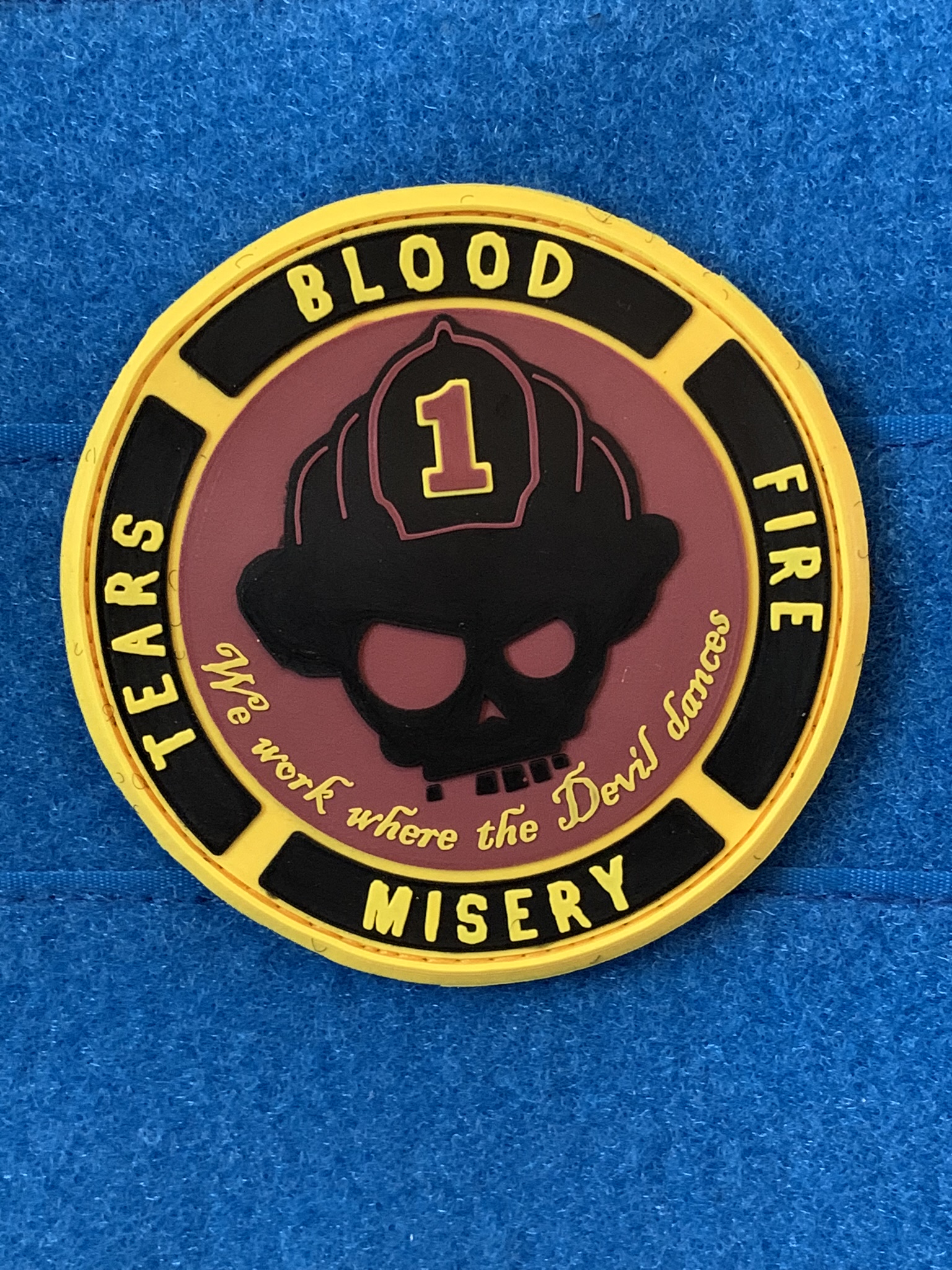3D Morale Patch: "We work where the Devil dances" | PUNISHER/SCULLS ...