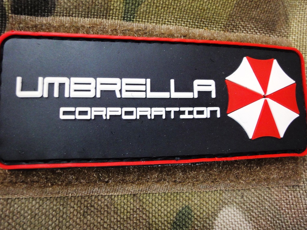 3D Rubberpatch: "UMBRELLA CORP:" | MORALE/FUN | Patches | patch-werk