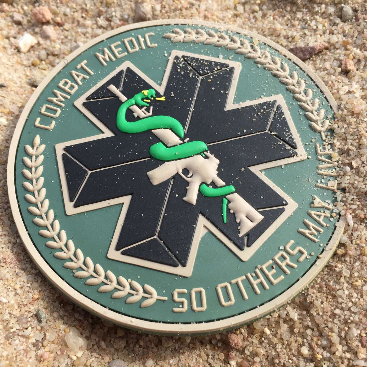 3D Rubber MORALE PATCH: "COMBAT MEDIC" | PUBLIC SERVICE | Patches ...